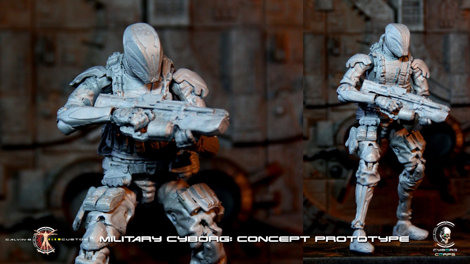 toyhaven: First Look at Calvin's Custom: 1:18 Military Cyborgs Concept ...