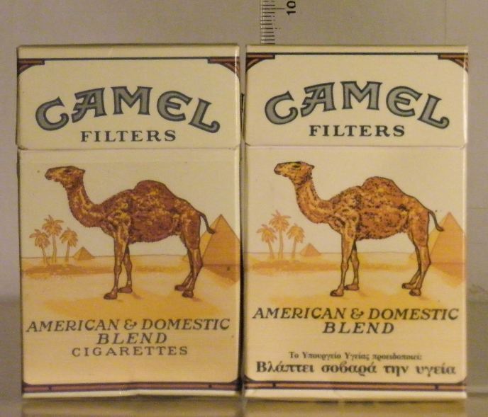 Συλλογή από πακέτα τσιγάρων: Camel