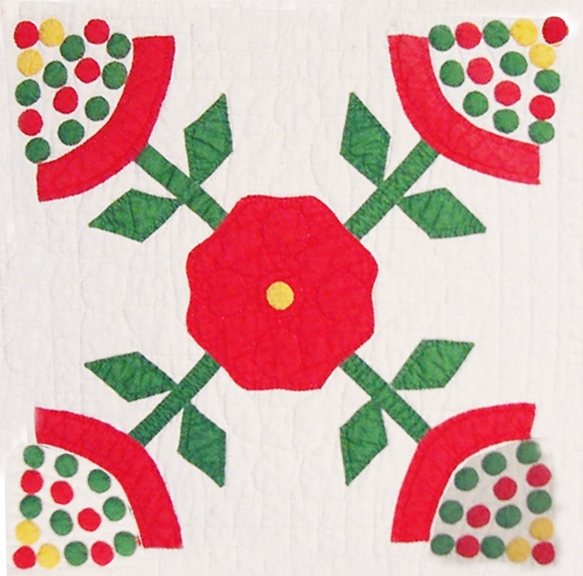 Cloud of Quilt Patterns: Modern Cherries Quilt