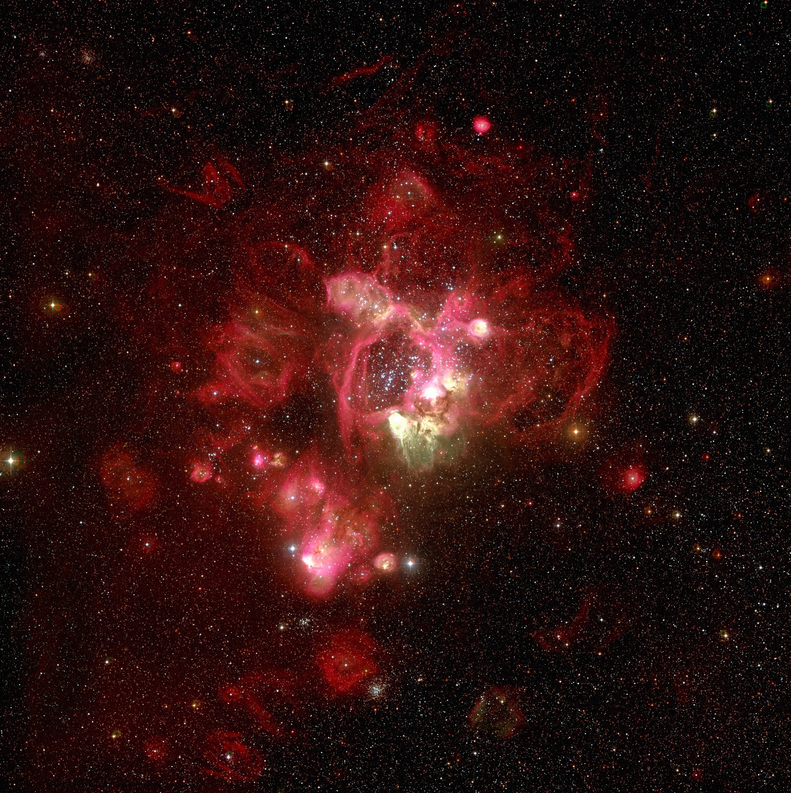 H II Region N44 in the Large Magellanic Cloud | Earth Blog