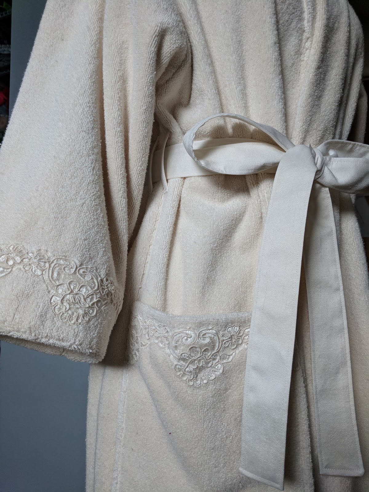 A Most Elegant Custom Spa Robe