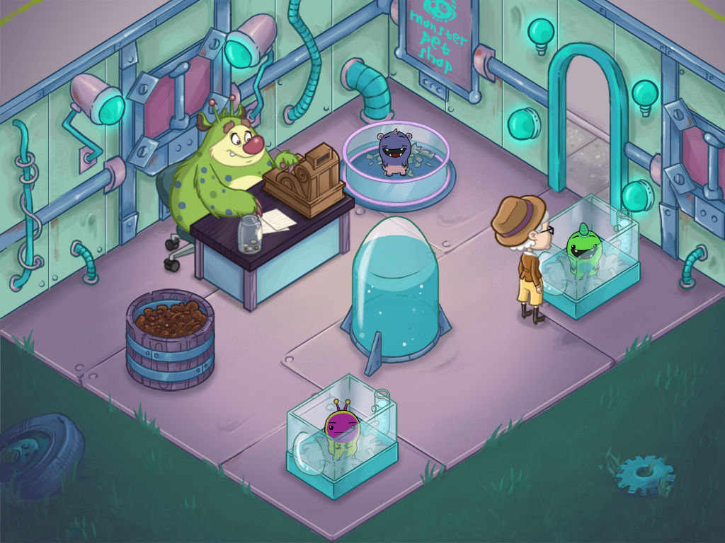 My Monster Pet Shop: Shop Exterior & Interior