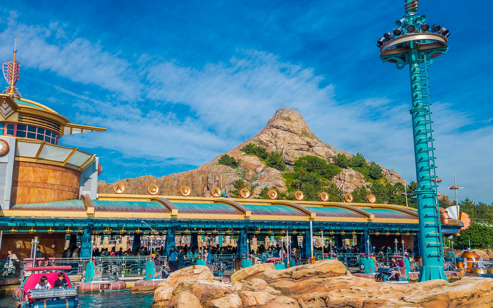 Volcano from the Port