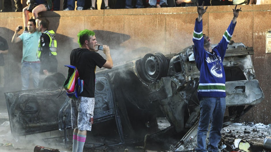 Searching for Bright Light: Every Thug A Star: Vancouver Riot Fueled by ...