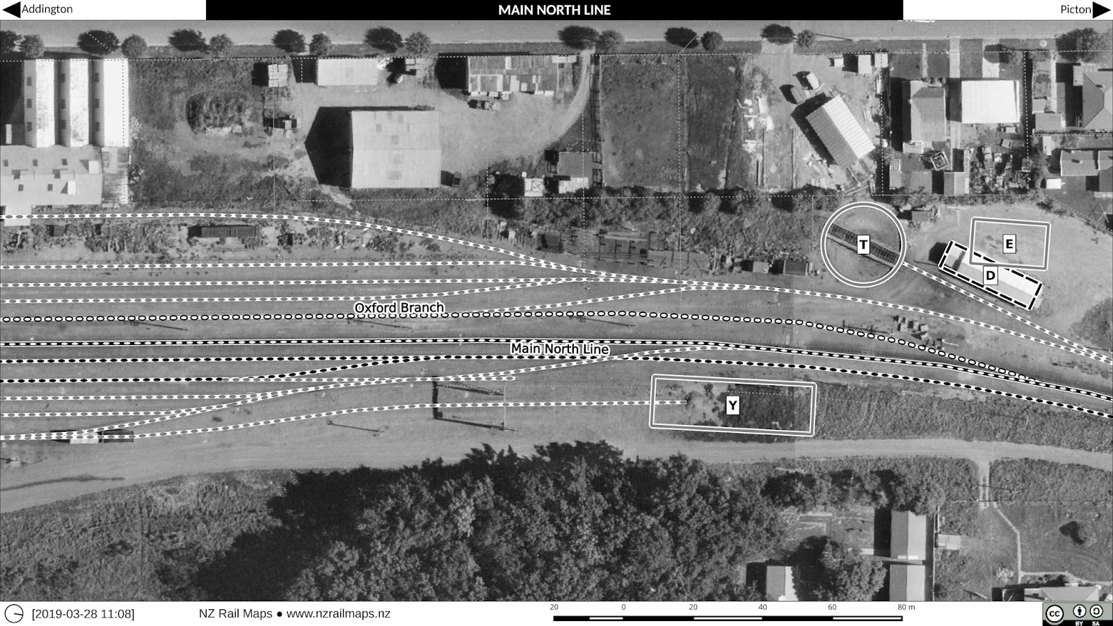 Main North Line [14]: Rangiora – New Zealand Rail Maps