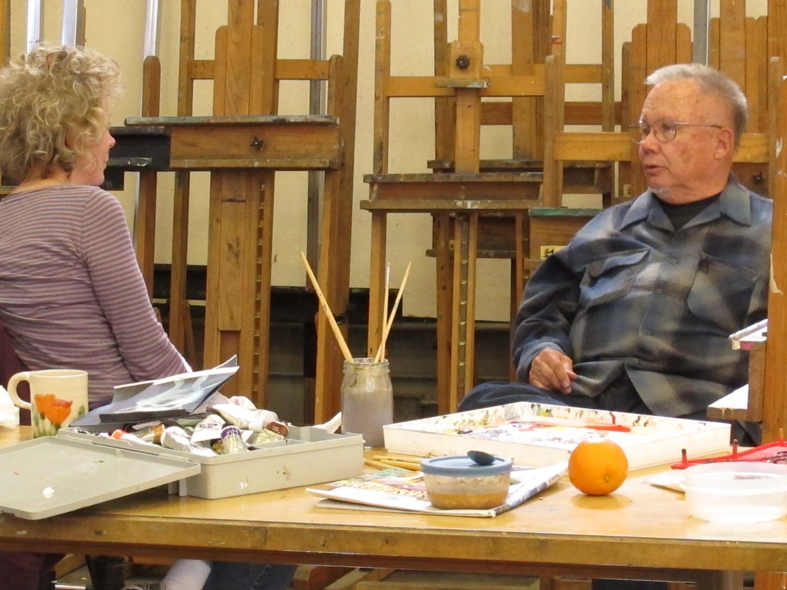 Merritt College Michael Dee Cookinham Saturday Painting Class