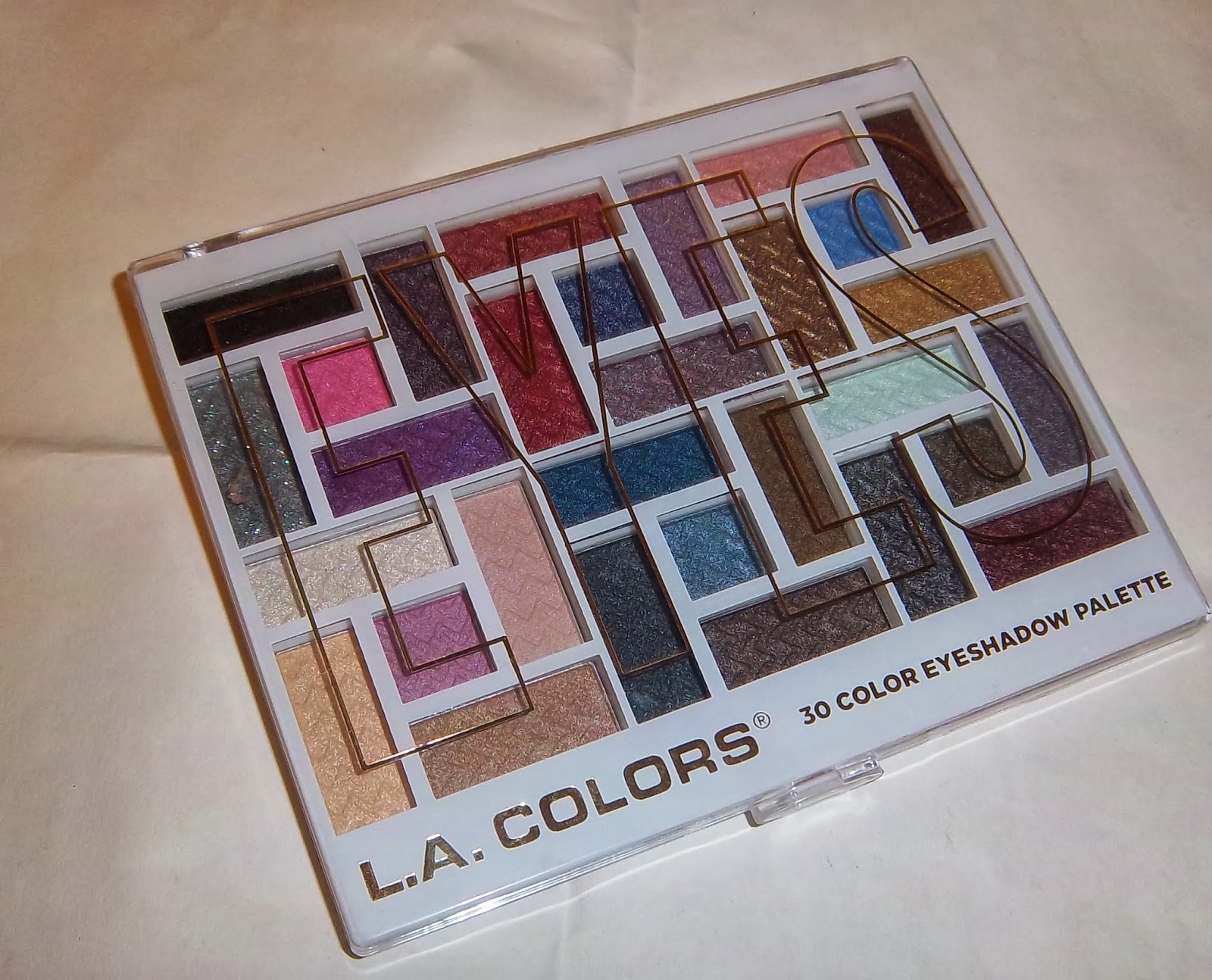 Rural Glamour: L.A. Colors 30 Colors Eyeshadow Palette in Back To ...