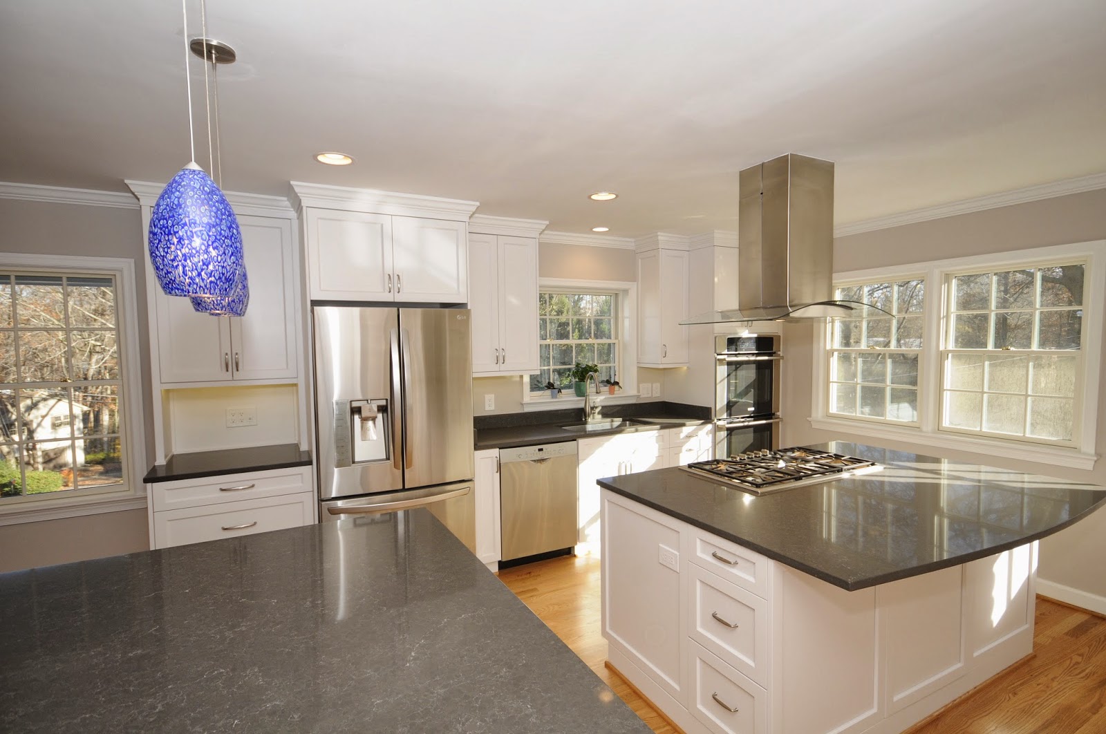 Cherry Hill Cabinetry: Removing walls and expanding a kitchen in McLean