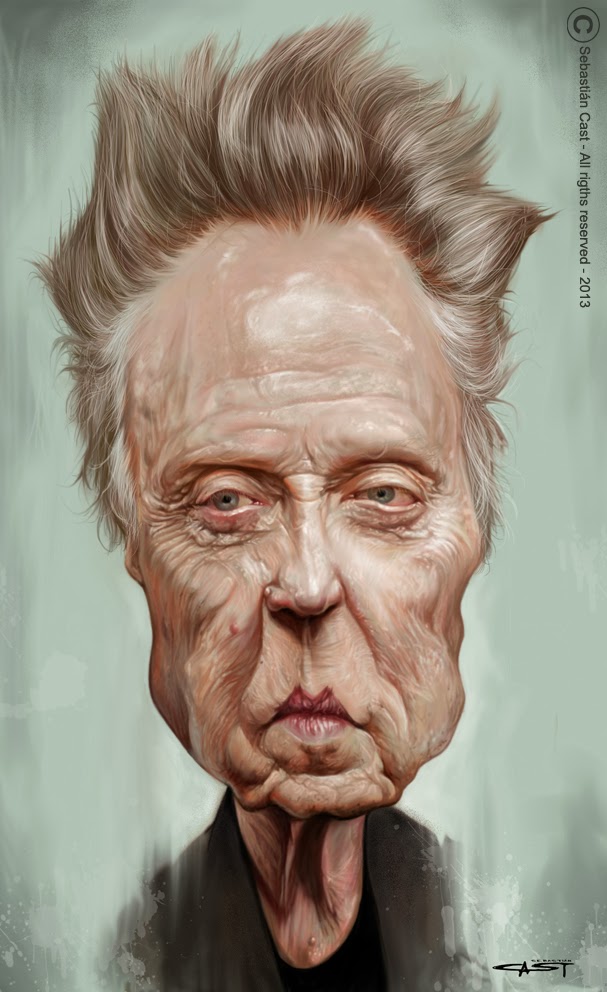 Christopher Walken | Celebrity caricatures, Caricature, Caricature drawing