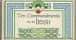 10 Commandments For The Irish - AngelicDreams4U