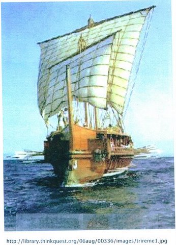 Byzantium Novum Militarium: Greek Trireme -- Modern Day Construction