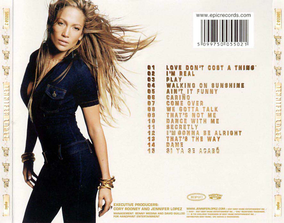 J.LO (15 Track Edition) - Jennifer Lopez | BookletLandia.it