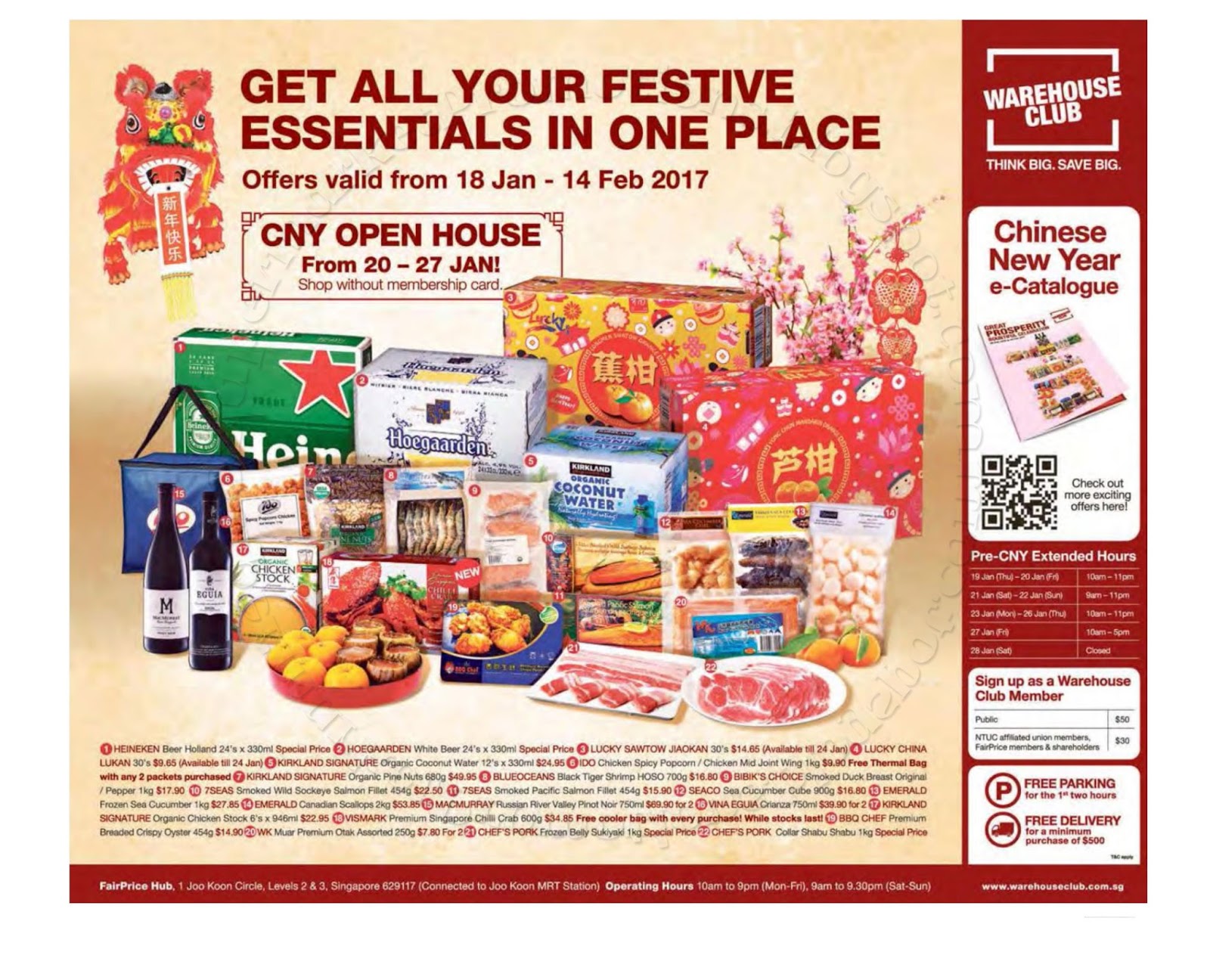 Warehouse Club CNY Promotion 18 January - 14 February 2017 ...