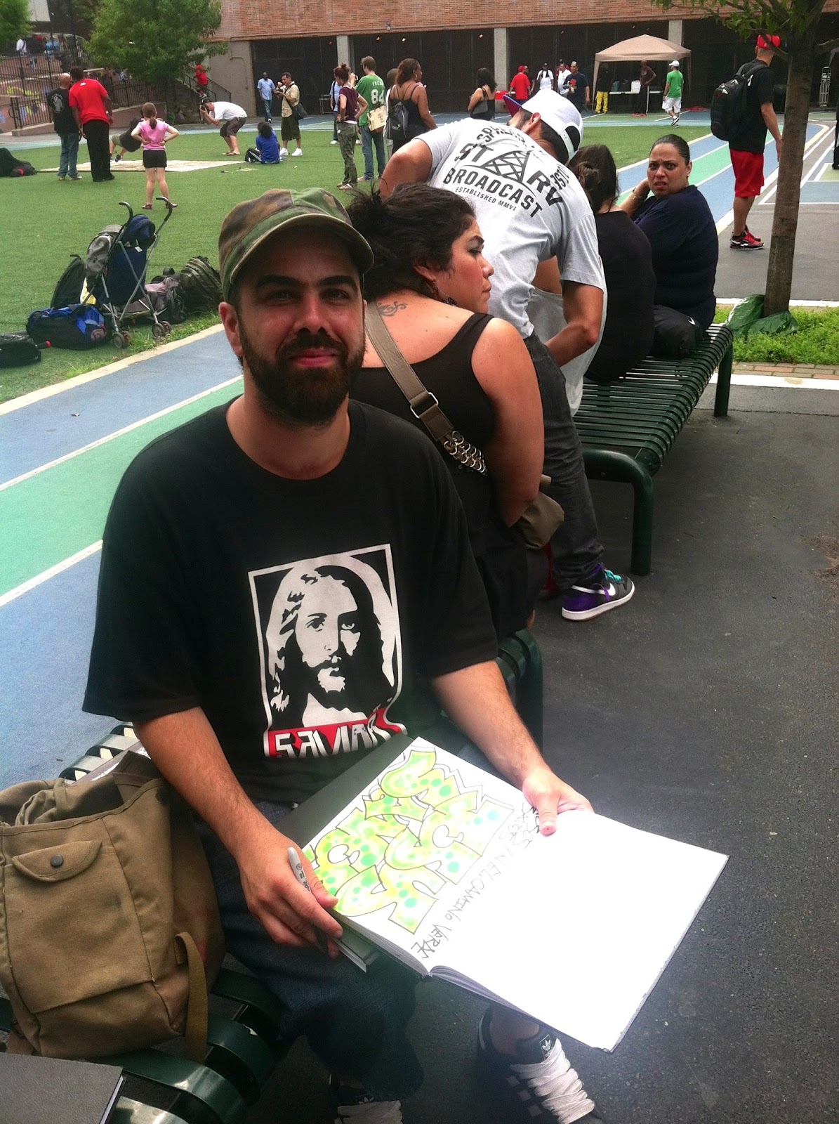 ART & FASHION SALON: Rocking It At The GRAFFITI HALL OF FAME; Wild ...