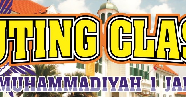Desain Banner Outing Class SD Muhammadiyah 1 Jakarta