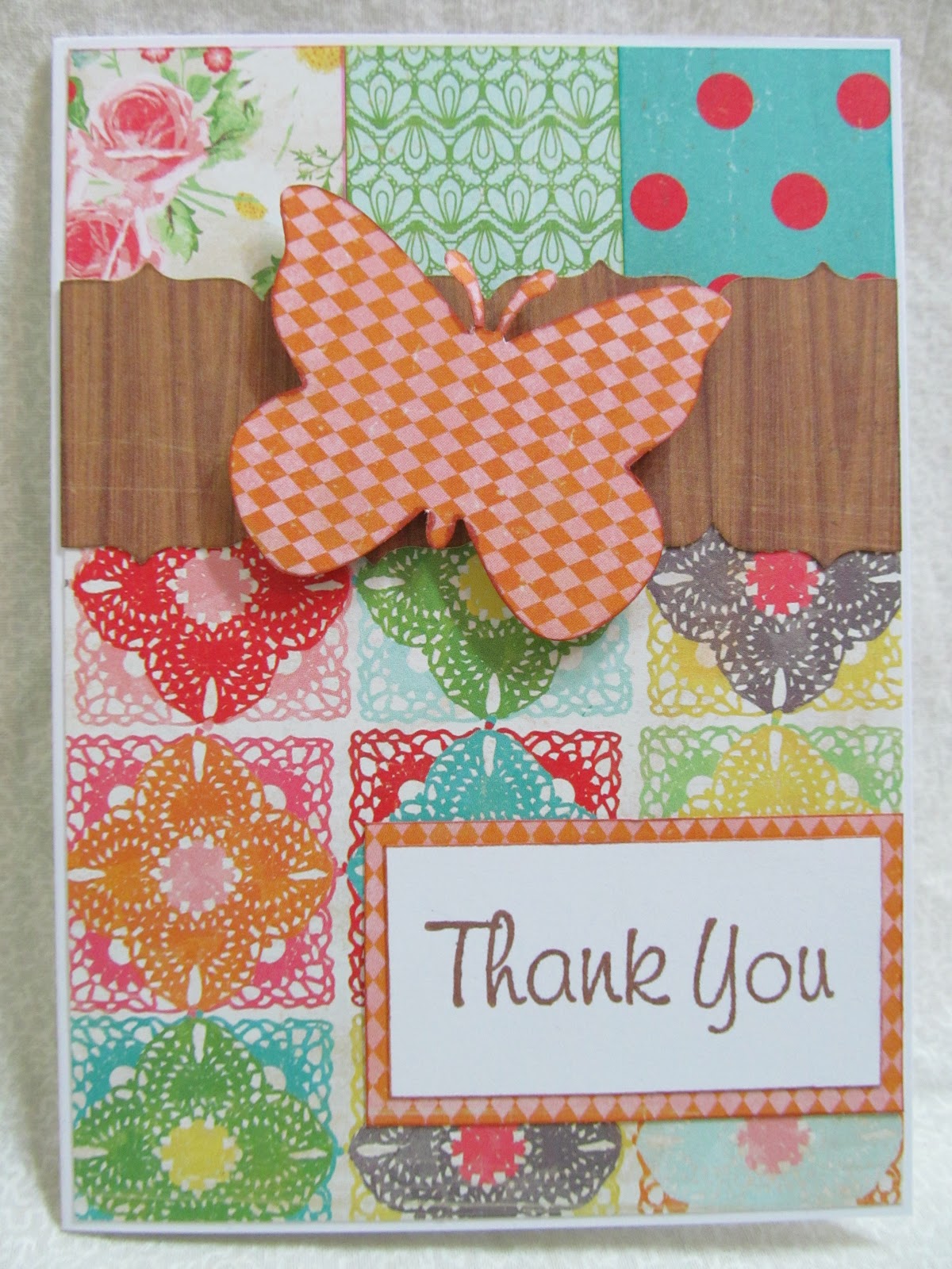 Savvy Handmade Cards Crate Paper Thank You Card