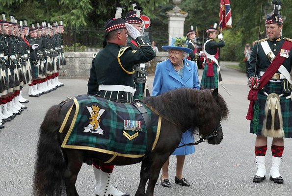 Queen Elizabeth II arrives at Balmoral for her summer holiday