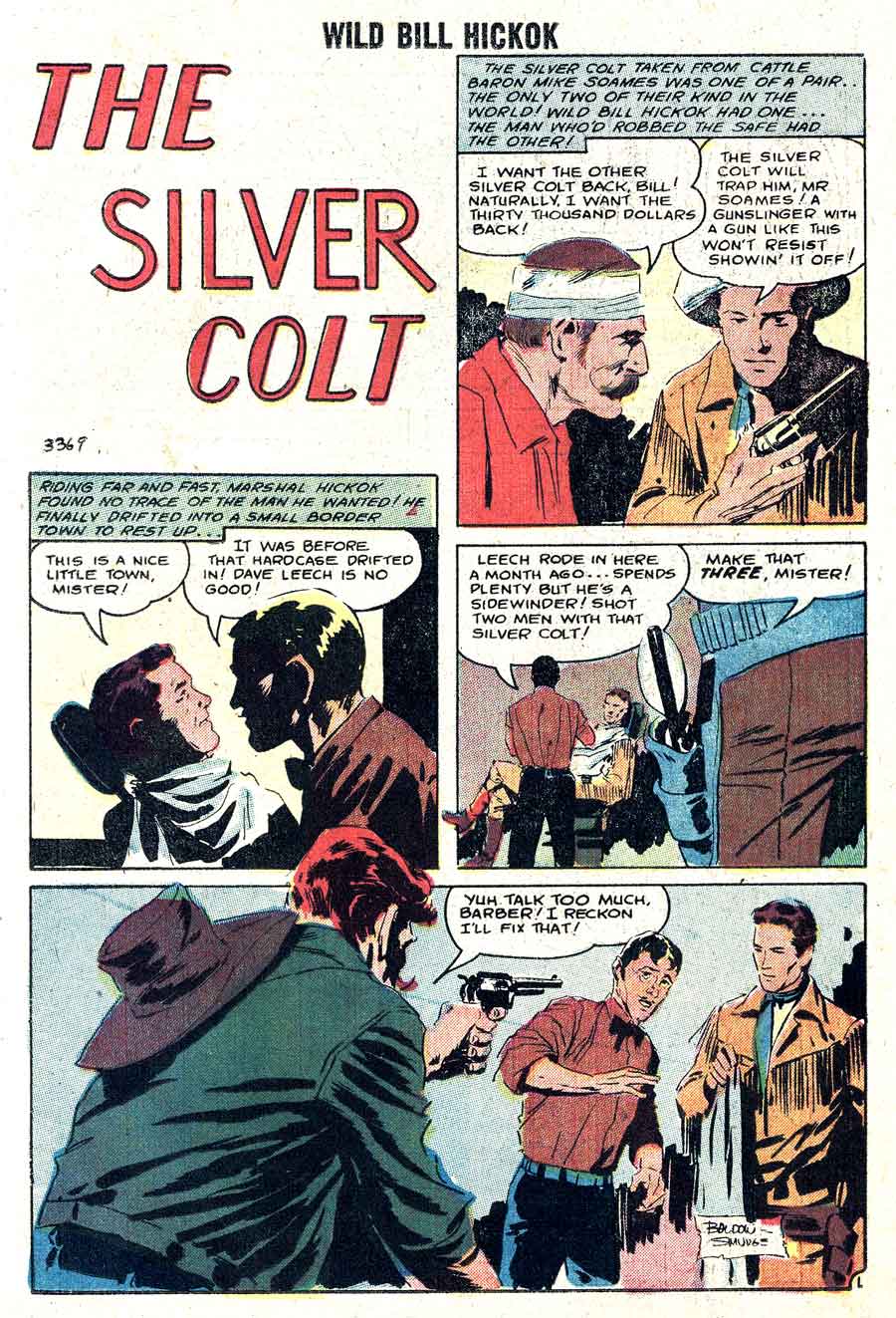 Wild Bill Hickok and Jingles #70 - Al Williamson art - Pencil Ink