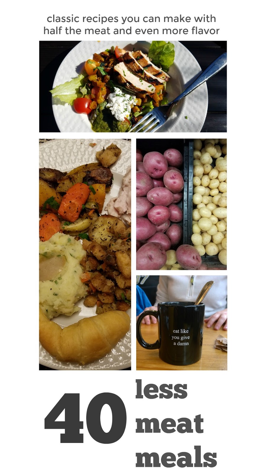 Less Meat Meals; 40 Classics You Can Make With Smaller Portions of Meat ...