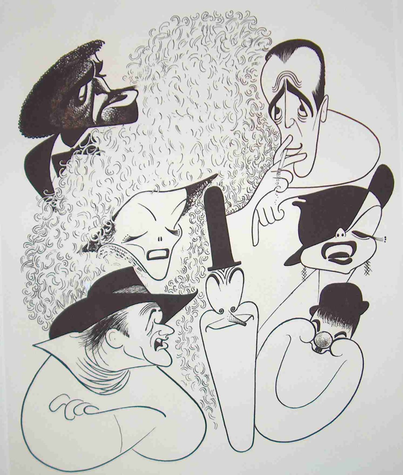 Precum zambetul unui copil: Al Hirschfeld's caricatures.. Caricaturile ...