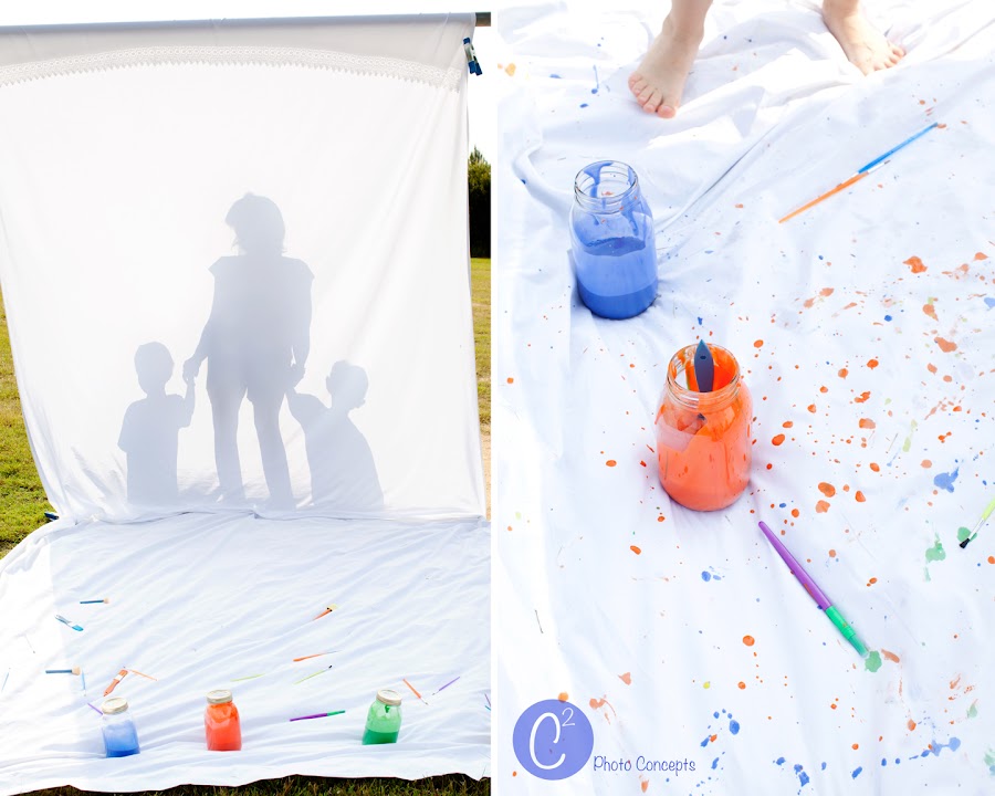 C2 Photo Concepts: Portrait Session: Paint Fight Summer Fun!