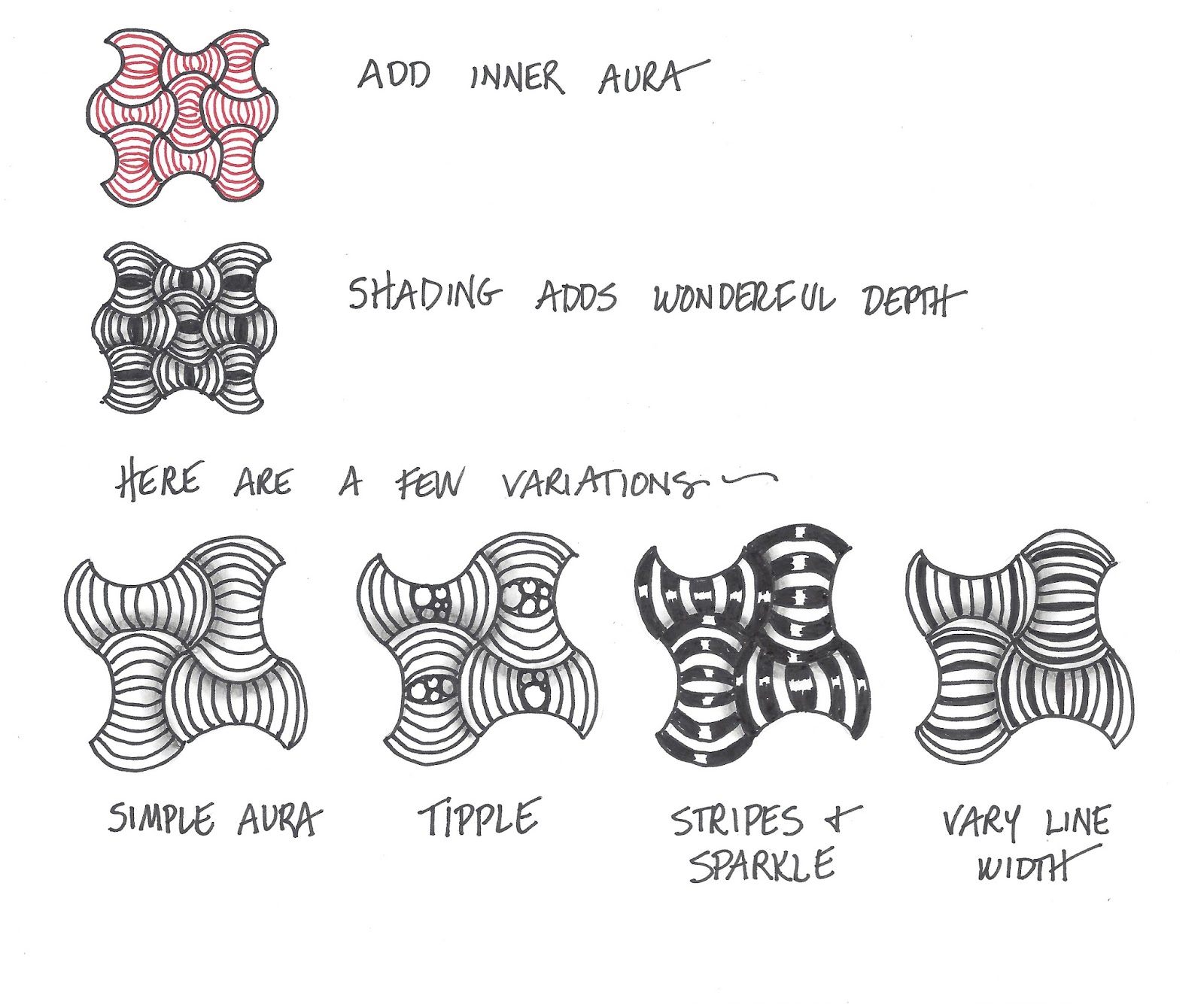 Tickled To Tangle: Tips for Tangling Warped Eggs