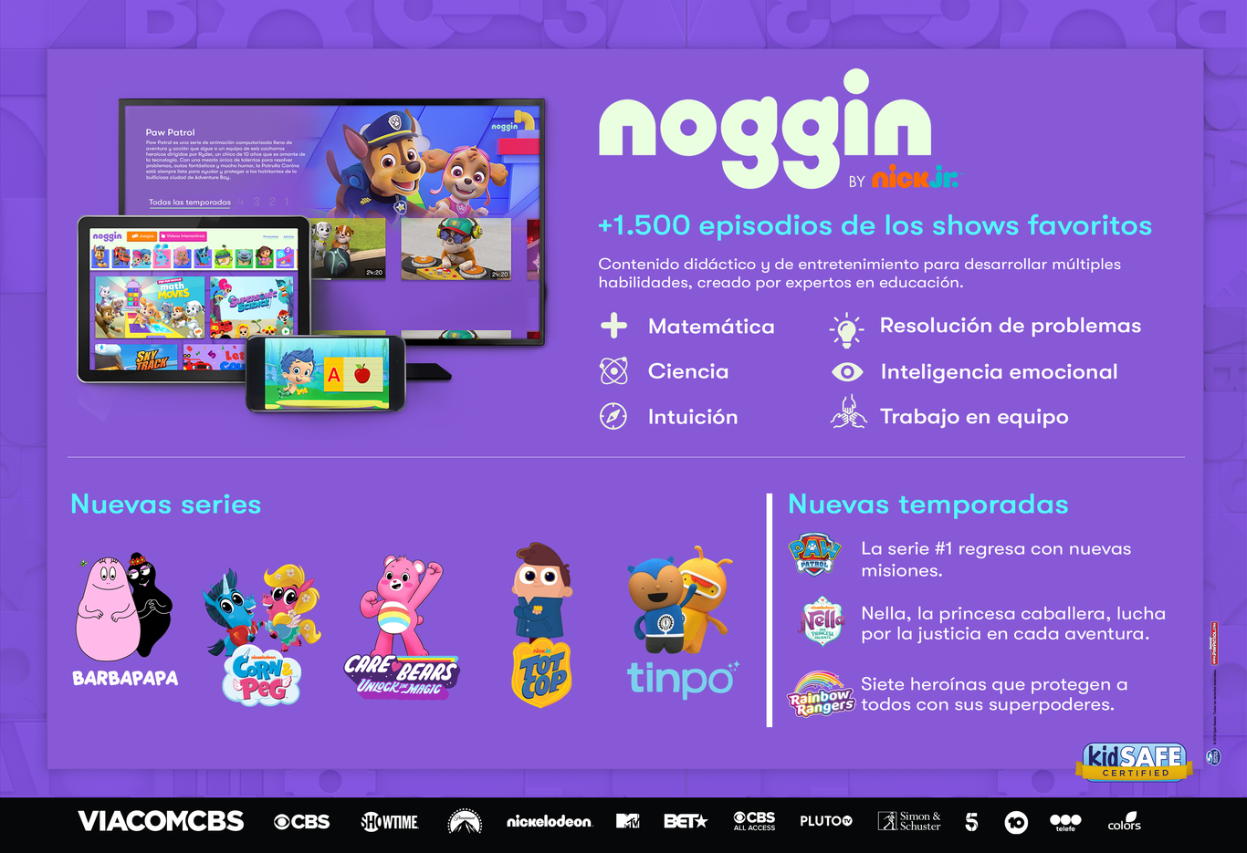 NickALive!: Nickelodeon Launches Revamped NOGGIN Service in Latin ...