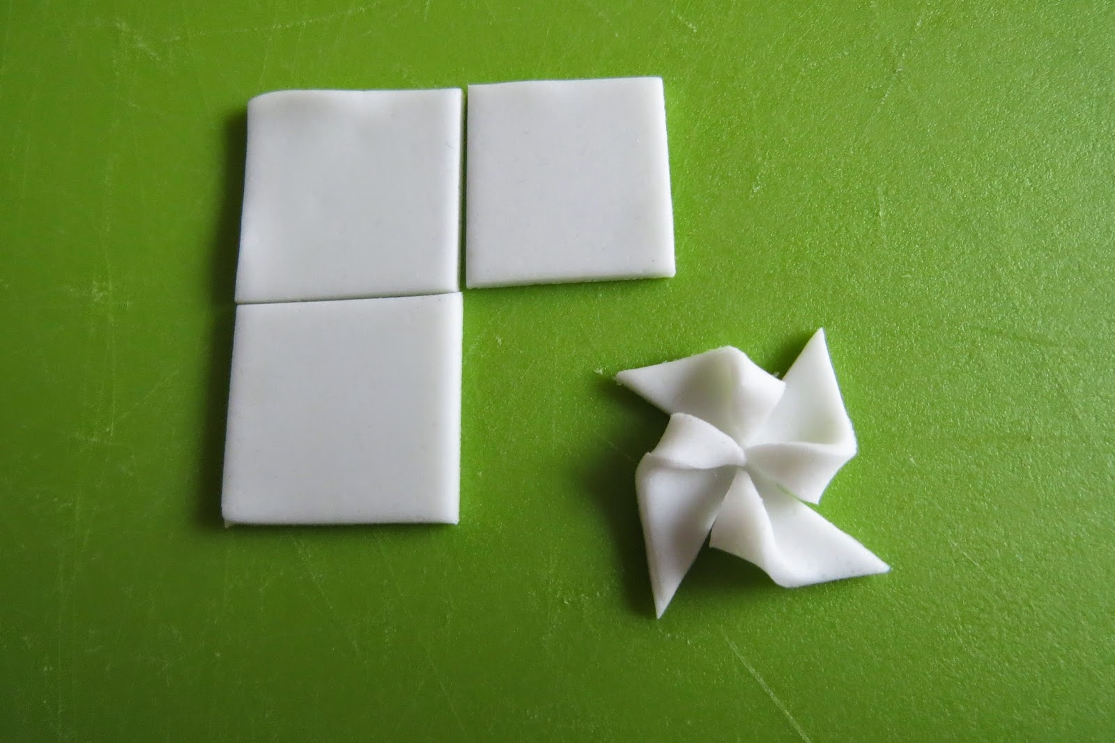 Backorphine english: TUTORIAL - Fondant windmill