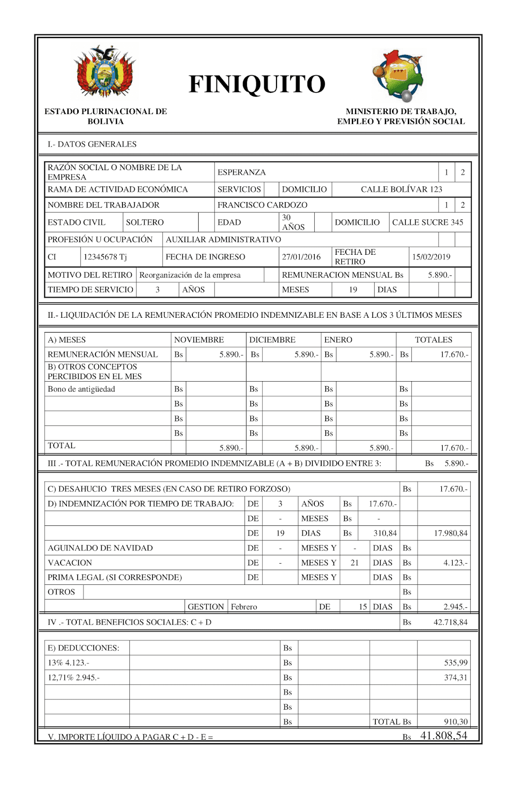 pedir referir Polinizar ejemplo calculo finiquito Autorización ... pedir referir Polinizar ejemplo calculo finiquito Autorización ...