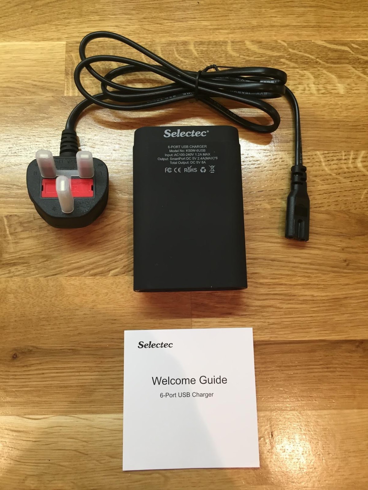 Selectec Electronics reviews: My best buy: Selectec 6-port USB charger ...