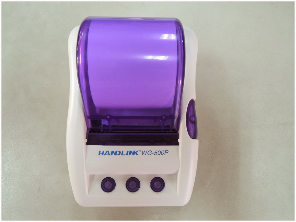 roner的資訊隨手筆記: Handlink WG-500P無線熱感印票機-簡易開箱