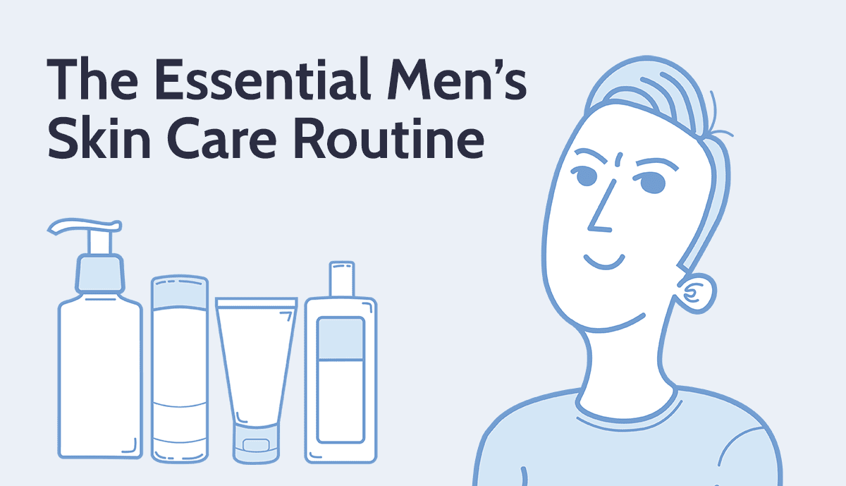Mens skincare routine