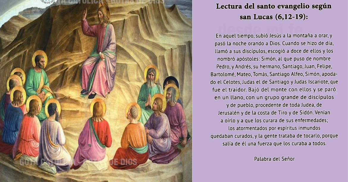 GOTA Católica-Gotas de Dios: Sábado, 28 de octubre de 2017 - Evangelio ...