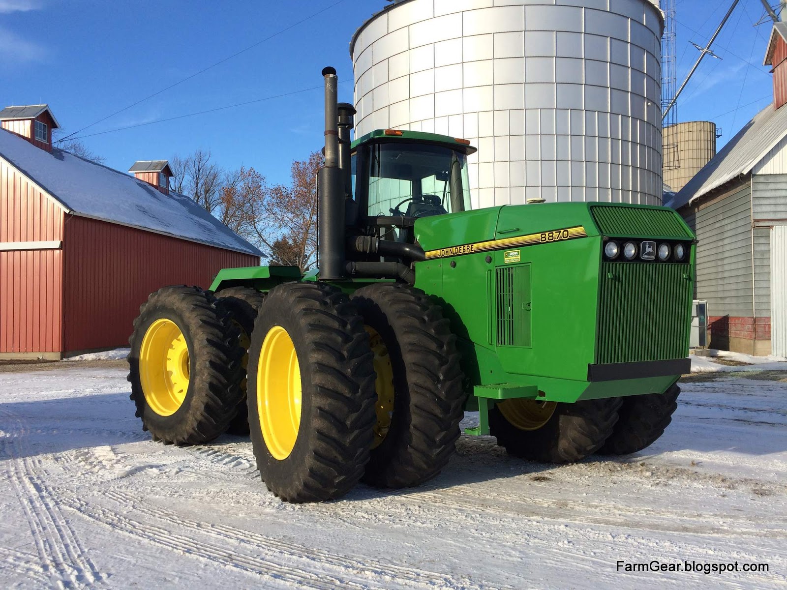 Farm Gear for Sale: John Deere 8870 4 Wheel Drive Tractor- 1996