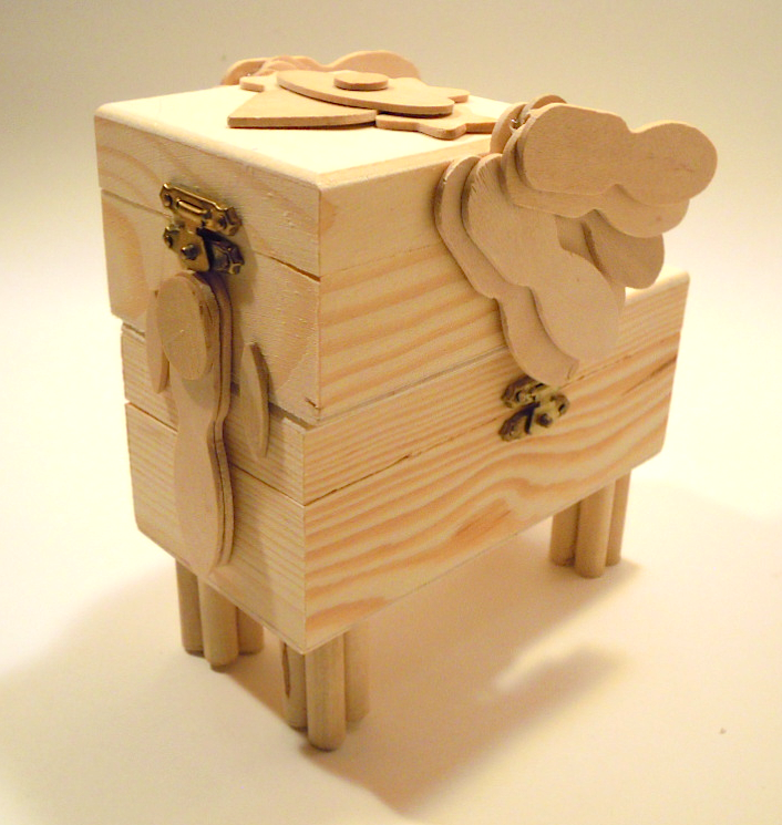 An Elephant a Day: Elephant No. 339: Stacked Wooden Boxes