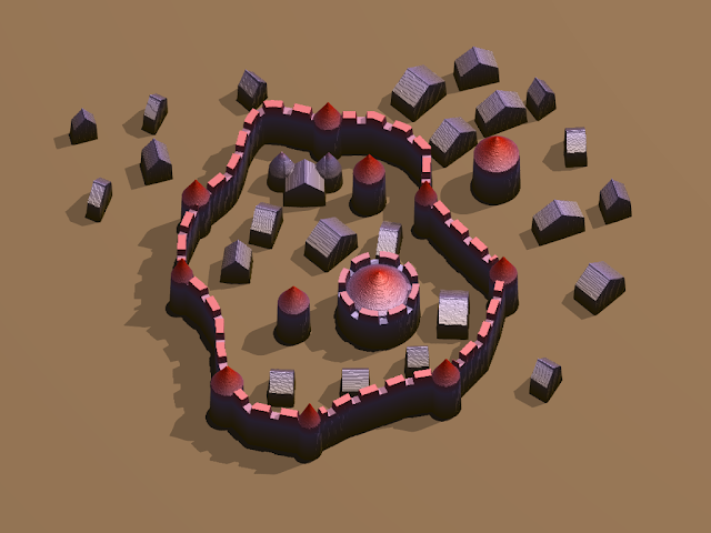 DND Maps: Simple Castle and Wall