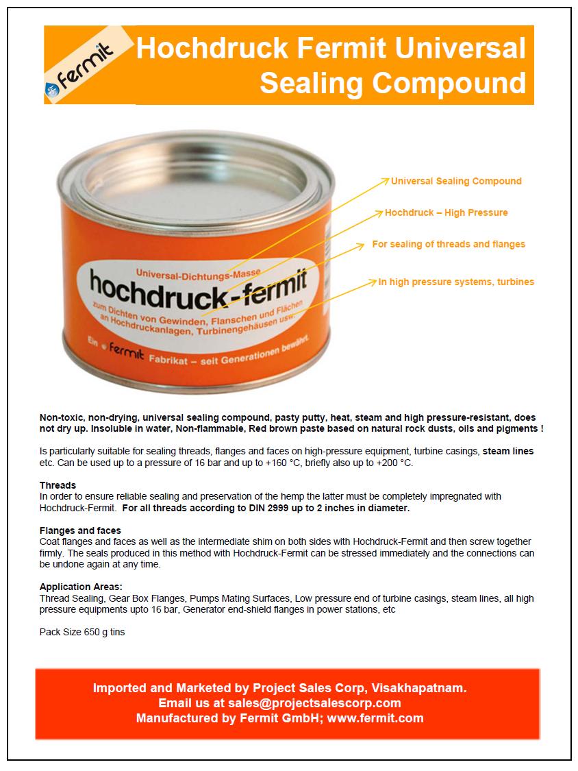 Sealing Compounds from Project Sales Corp: New Sealing Compounds from ...