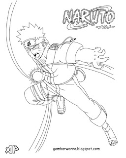 Mewarnai Naruto | Belajar Mewarnai Gambar
