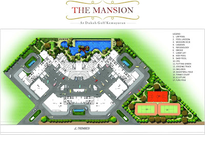 Apartemen The Mansion at Dukuh Golf Kemayoran: MASTER PLAN