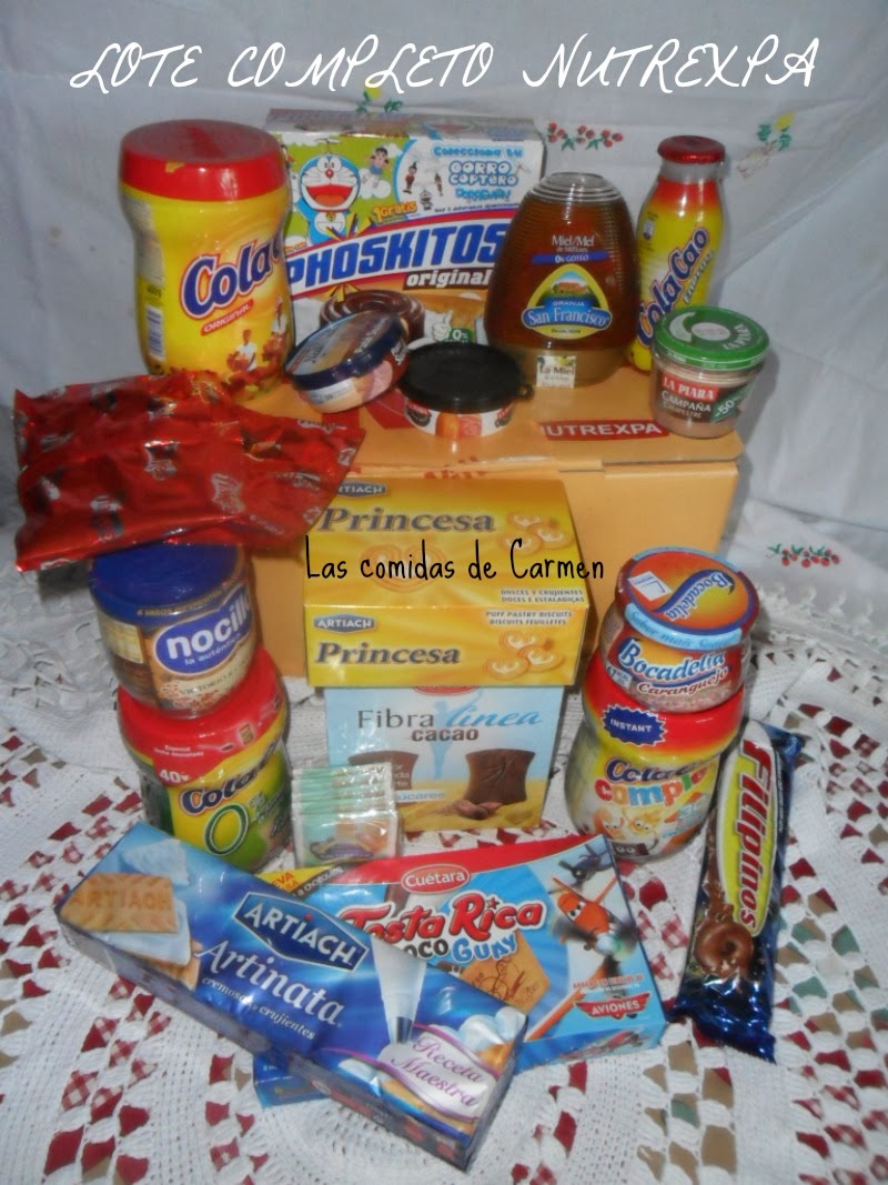 LAS COMIDAS DE CARMEN: LOTE NUTREXPA