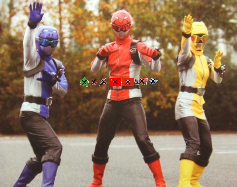 Henshin Grid: More Go-buster scans