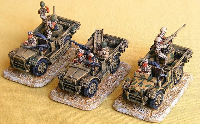 Miniature Soldiers: WWII Italian Auto Sahariana in North Africa, FOW