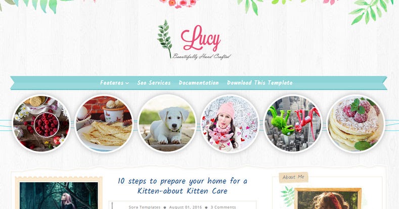 Lucy Beauty Blogger Teması 2017 Kadınlara Özel