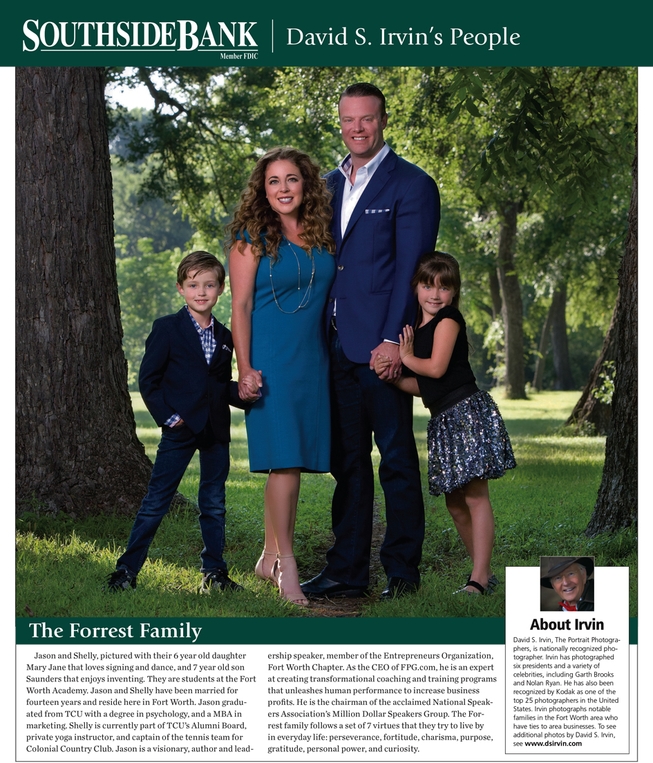 Fort Worth Business Press 2016: The Forrest Family
