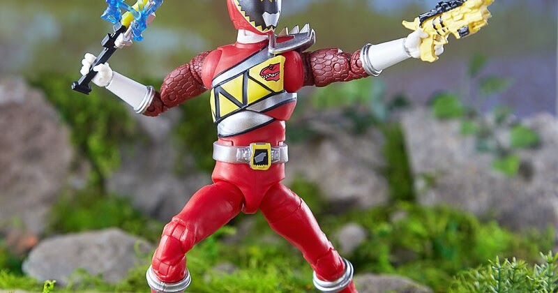 Power Rangers Lighting Collection Dino Charge Red Ranger Official ...