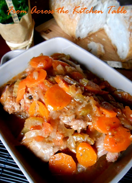 From Across the Kitchen Table: Slow-cooked Rabbit Stew