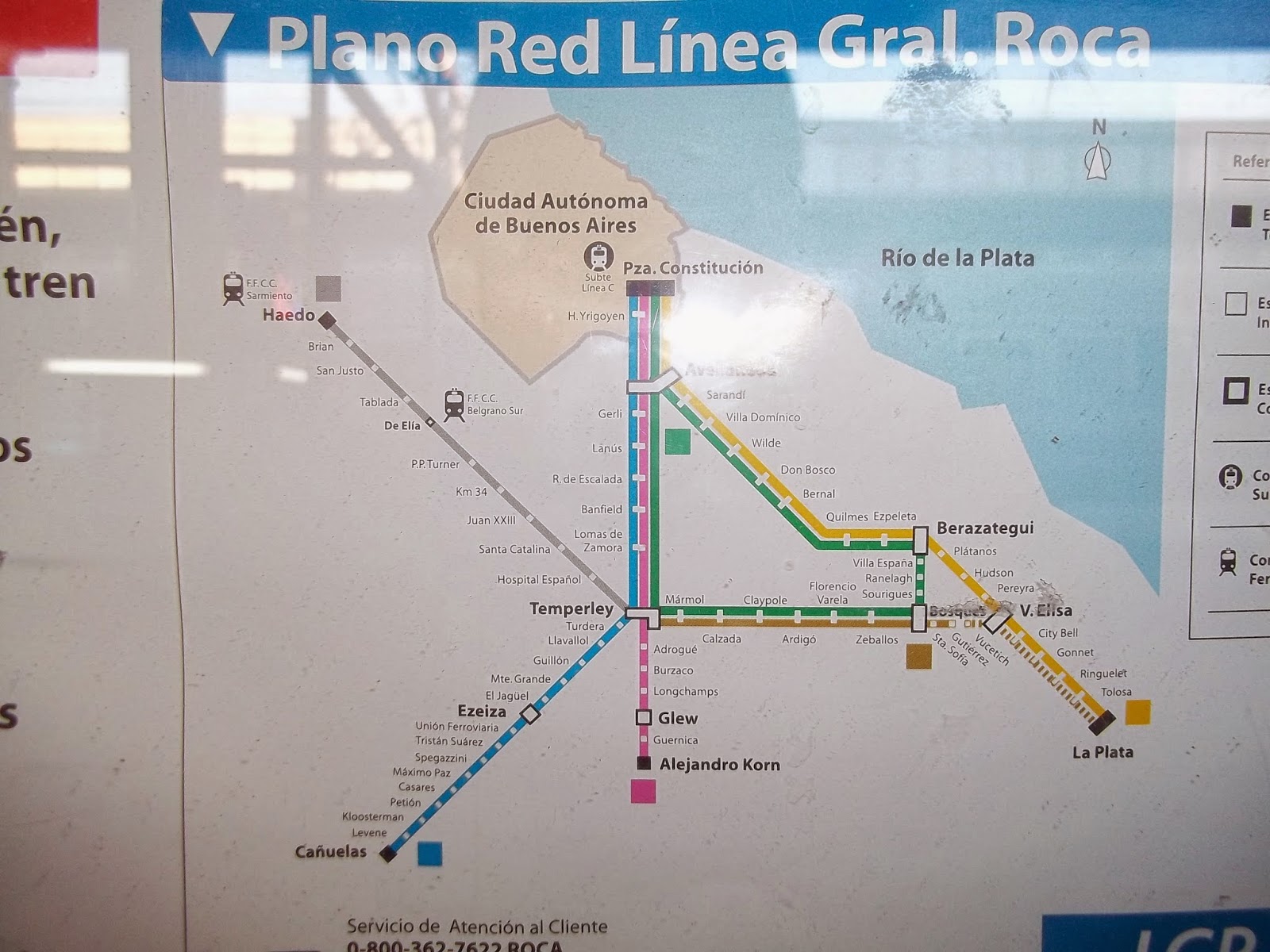 COSAS VARIAS: mapa ferroviario del tren roca