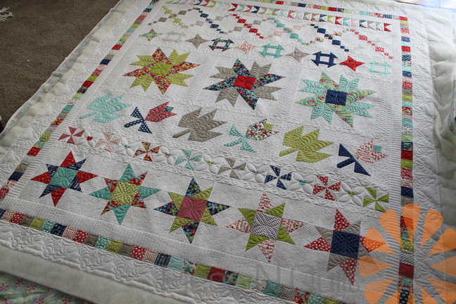 Piece N Quilt: Row Quilt - Custom Machine Quilting by Natalia Bonner