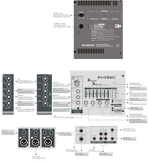 Schematic Diagrams: Phonic Powerpod 620 – circuit diagram – Powered Mixer
