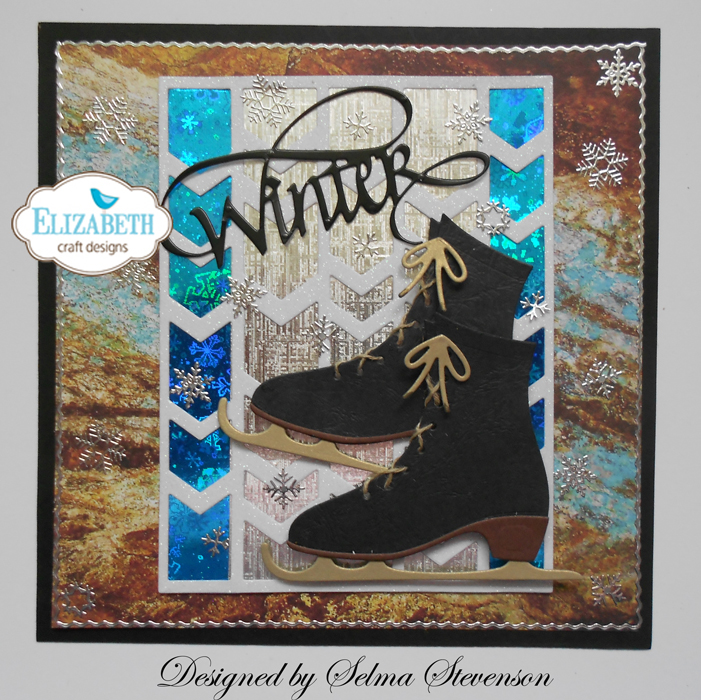 Selma's Stamping Corner and Floral Designs: Masculine Ice Skates Card